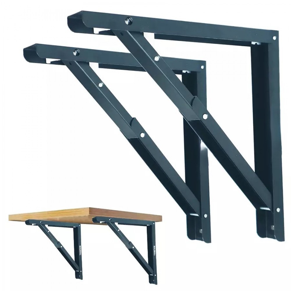 Folding bracket for tables store